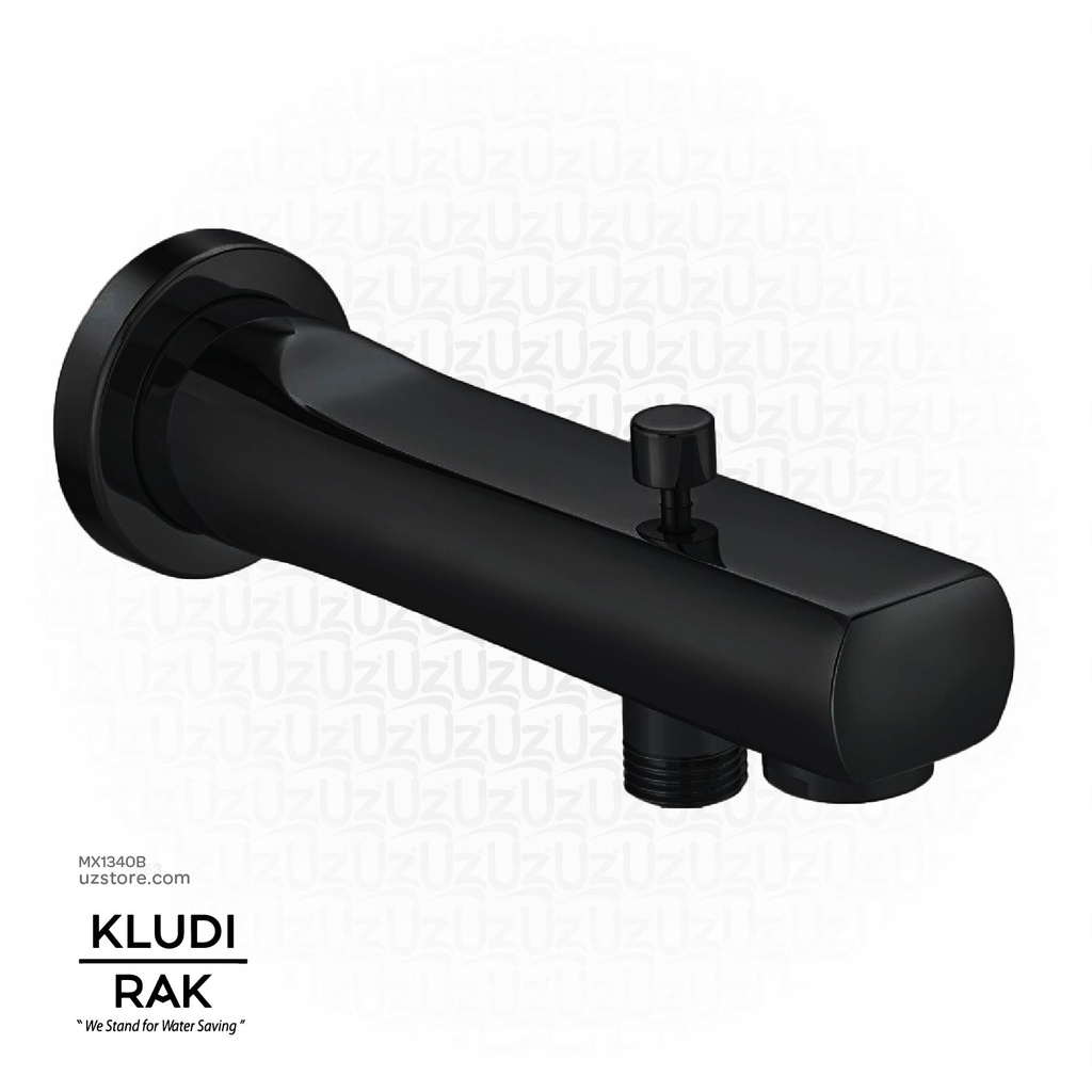 KLUDI RAK Wall-Mounted Bath Spout with Automatic Diverter DN 20, Matt ...